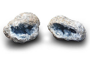 Celestite Geodes from Madagascar Minerals