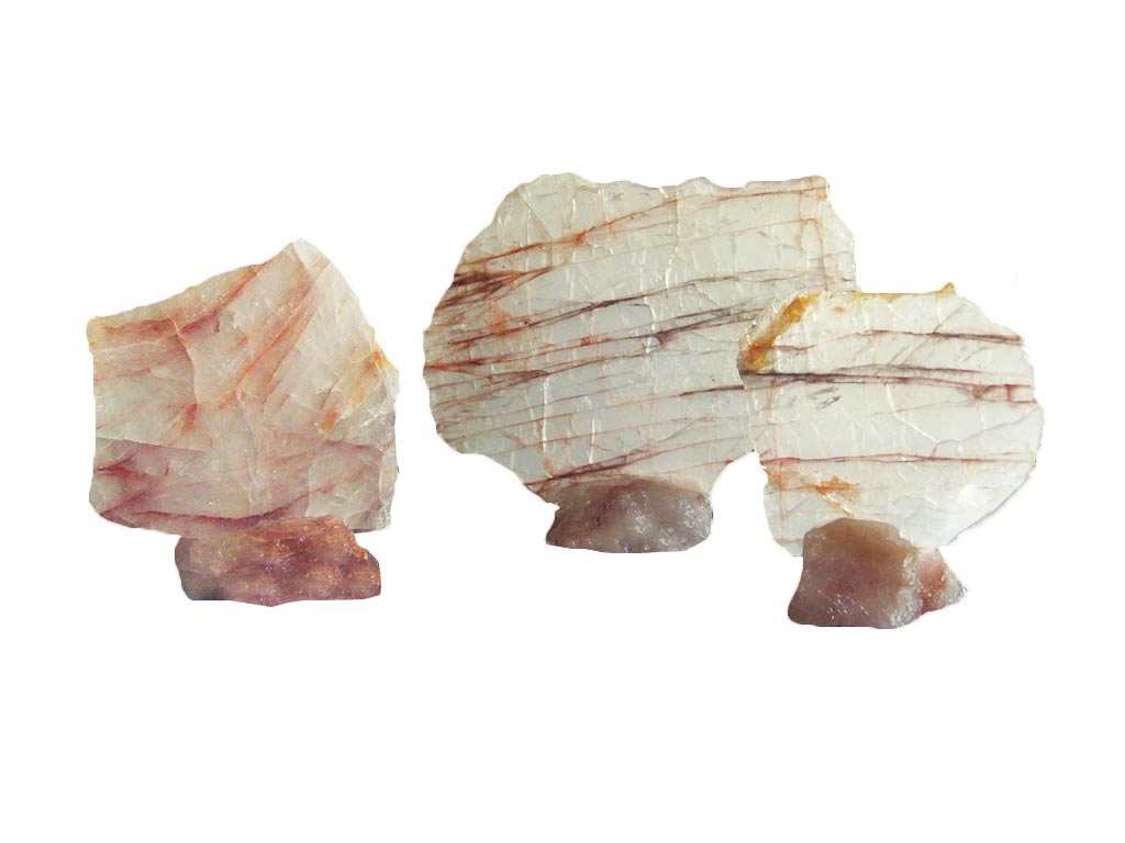 Fire Quartz Slices (5-7")