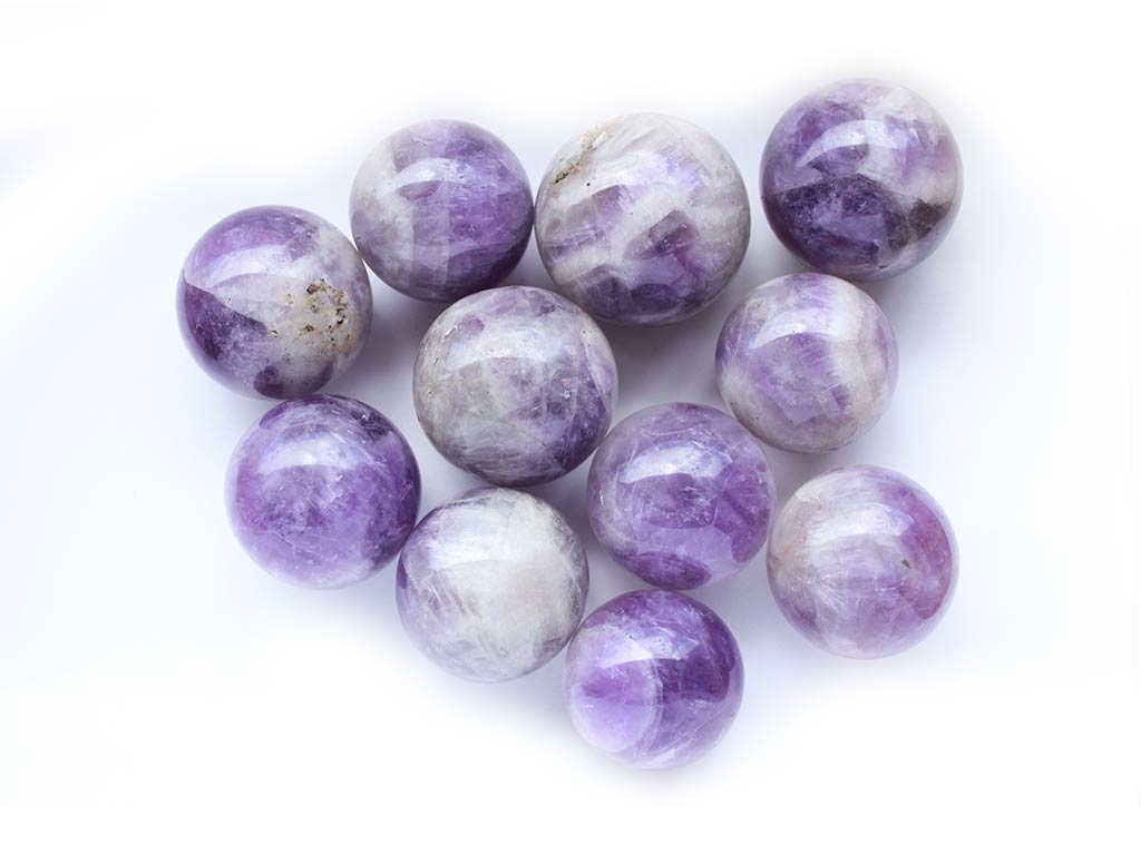 Banded Amethyst Spheres 50-60 mm