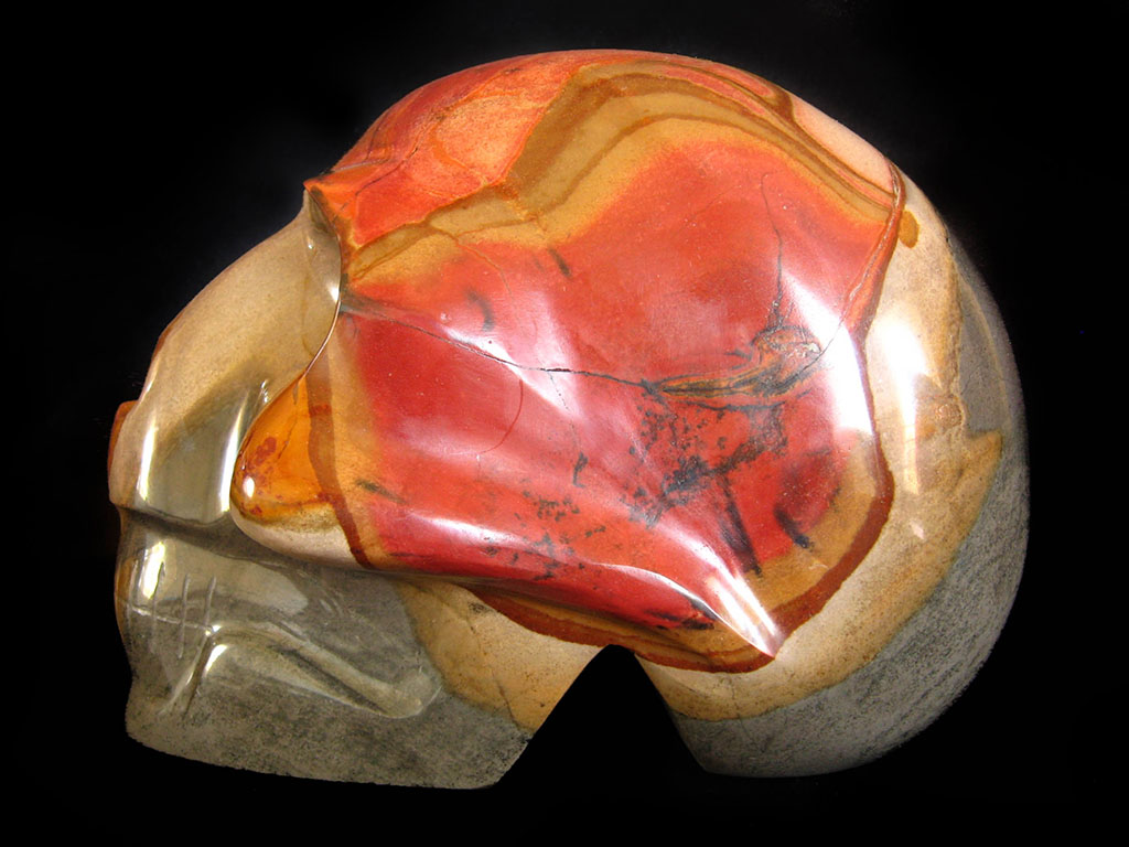 Desert Jasper Skulls
