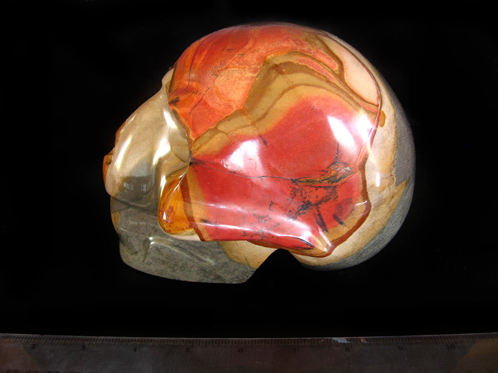 Desert Jasper Skulls