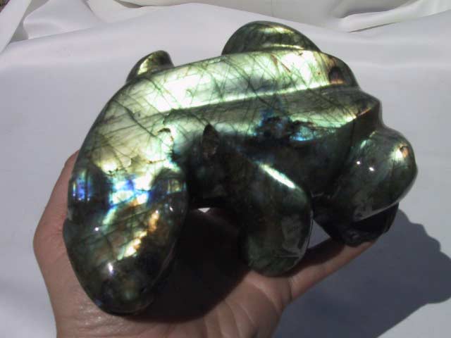 Labradorite Large Frog