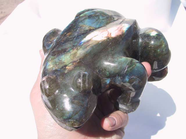 Labradorite Large Frog