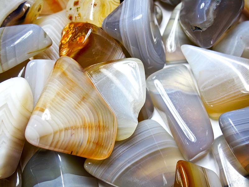 45-60 mm Banded Agate Tumbled Stones