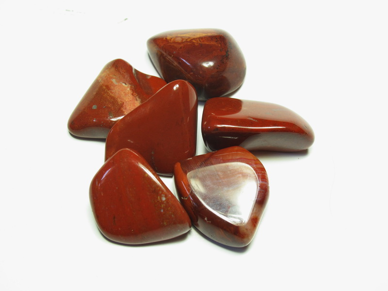 Large (30-45 mm) Chestnut Jasper Tumbled Stones