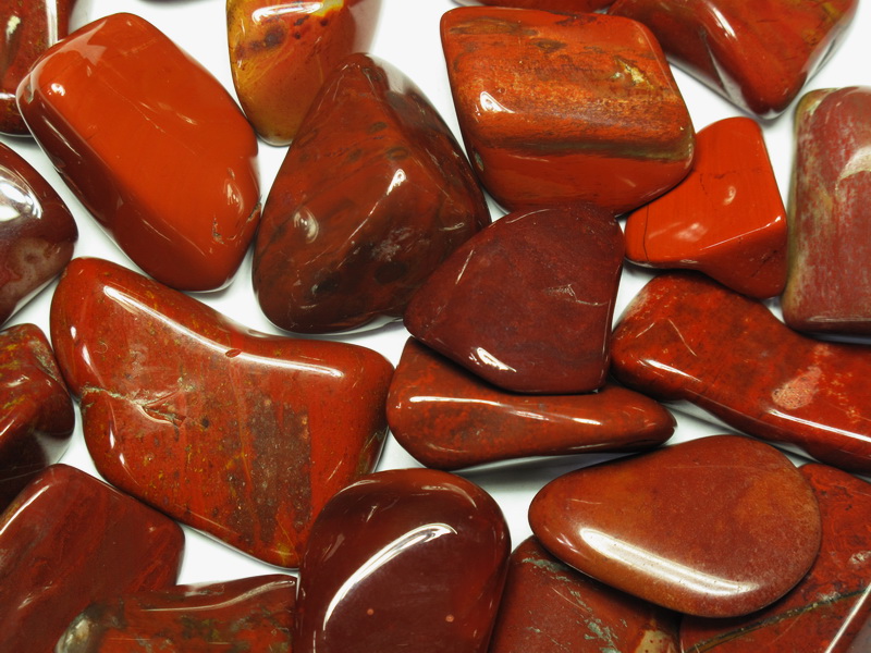 Large (30-45 mm) Chestnut Jasper Tumbled Stones