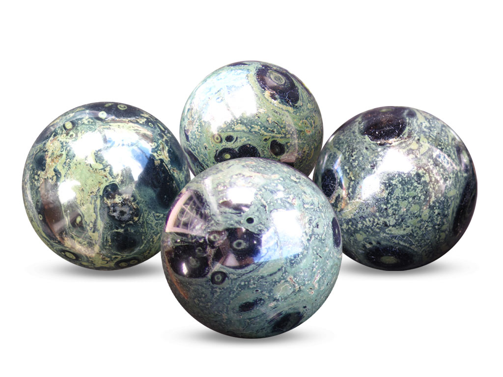 50-60 mm Crocodile Jasper Spheres