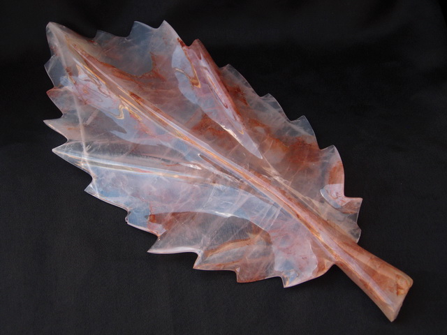 Fire Quartz Leaves - Large