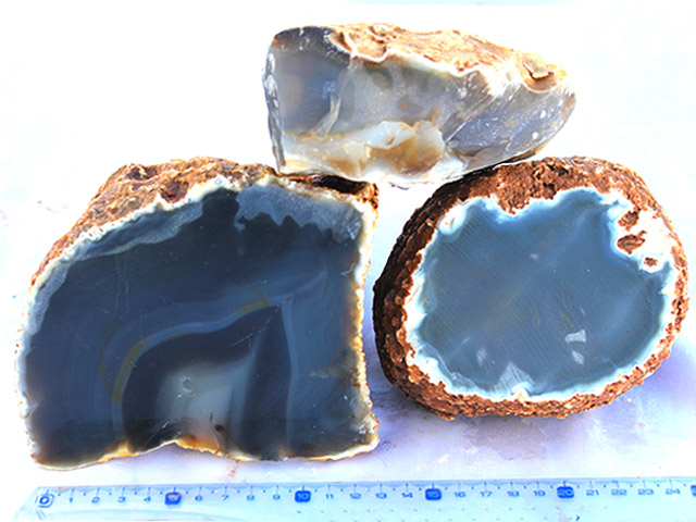 Grey Agate Rough - 5 LB bag