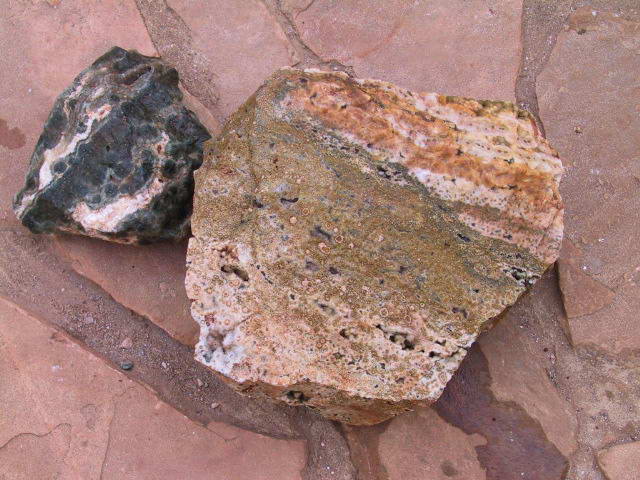 5 lb of Sea Jasper Rough - AA Quality