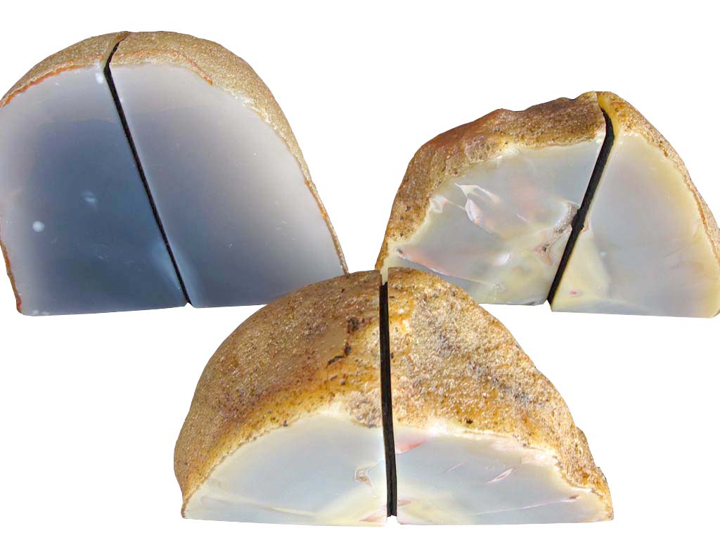 Agate Bookends 1-3kg - Pair