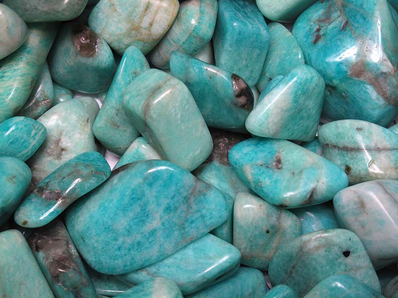 45-60 mm Amazonite Tumbled Stones