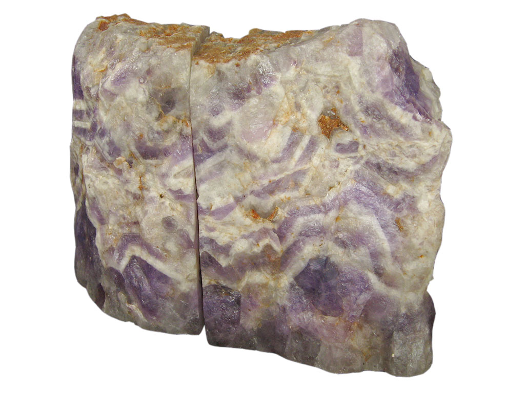Banded Amethyst Bookends 1-3Kg