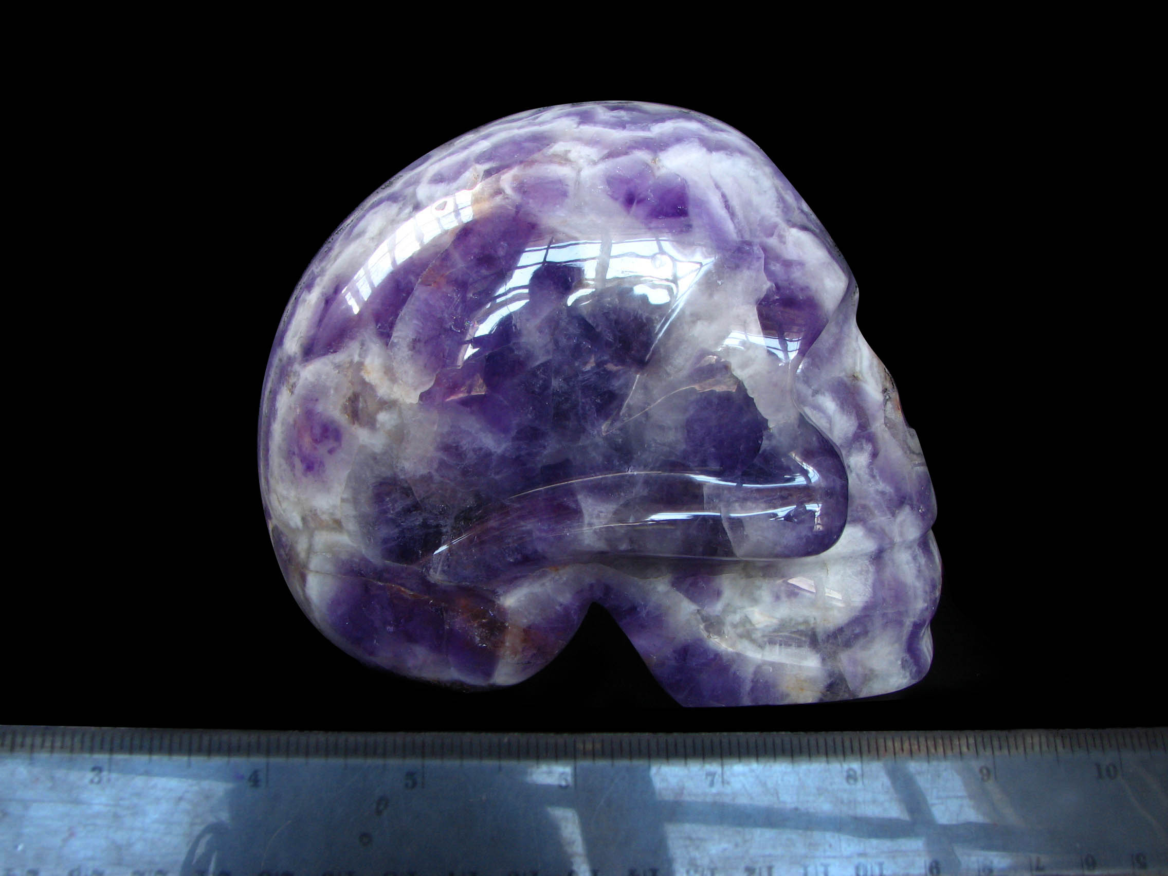 Amethyst Skulls