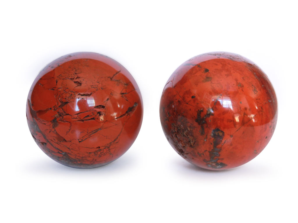 40-50 mm Chestnut Jasper Spheres