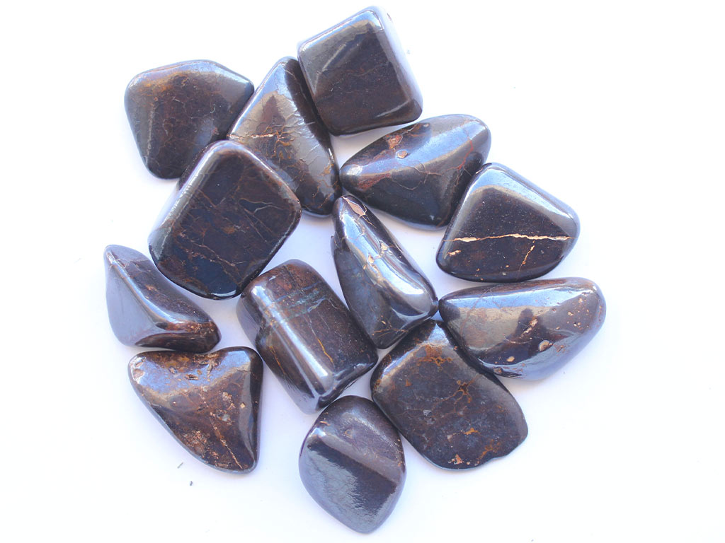 Medium (18-30 mm) Hematite Tumbled Stones