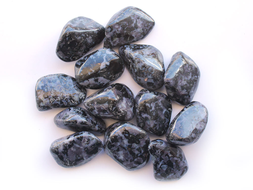 18-30 mm Indigo Gabbro Tumbled Stones