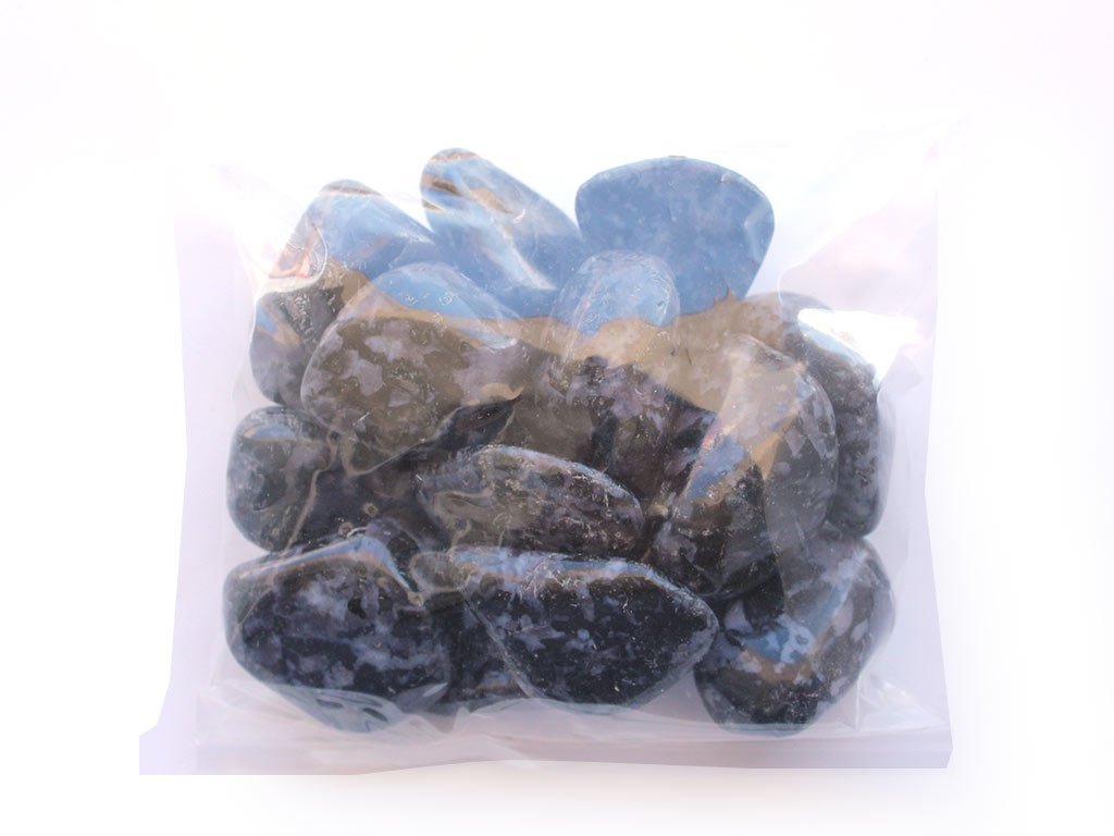 18-30 mm Indigo Gabbro Tumbled Stones