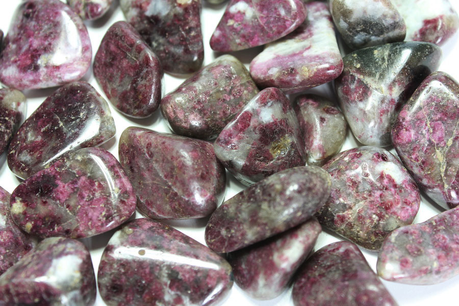 Small (18-30 mm) Ruby Tourmaline Tumbled Stones