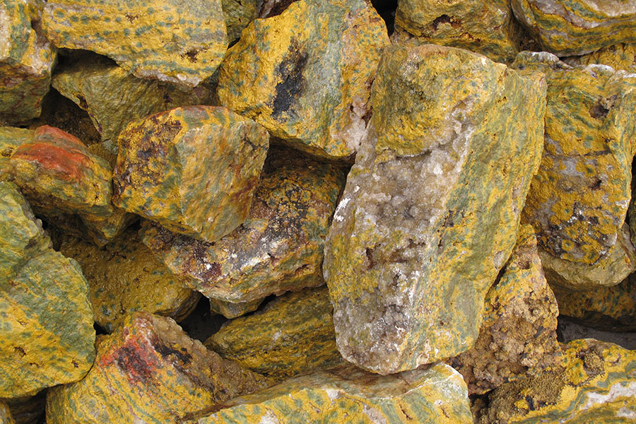 Sea Jasper Rough - AAA Quality - 5 LB Bag